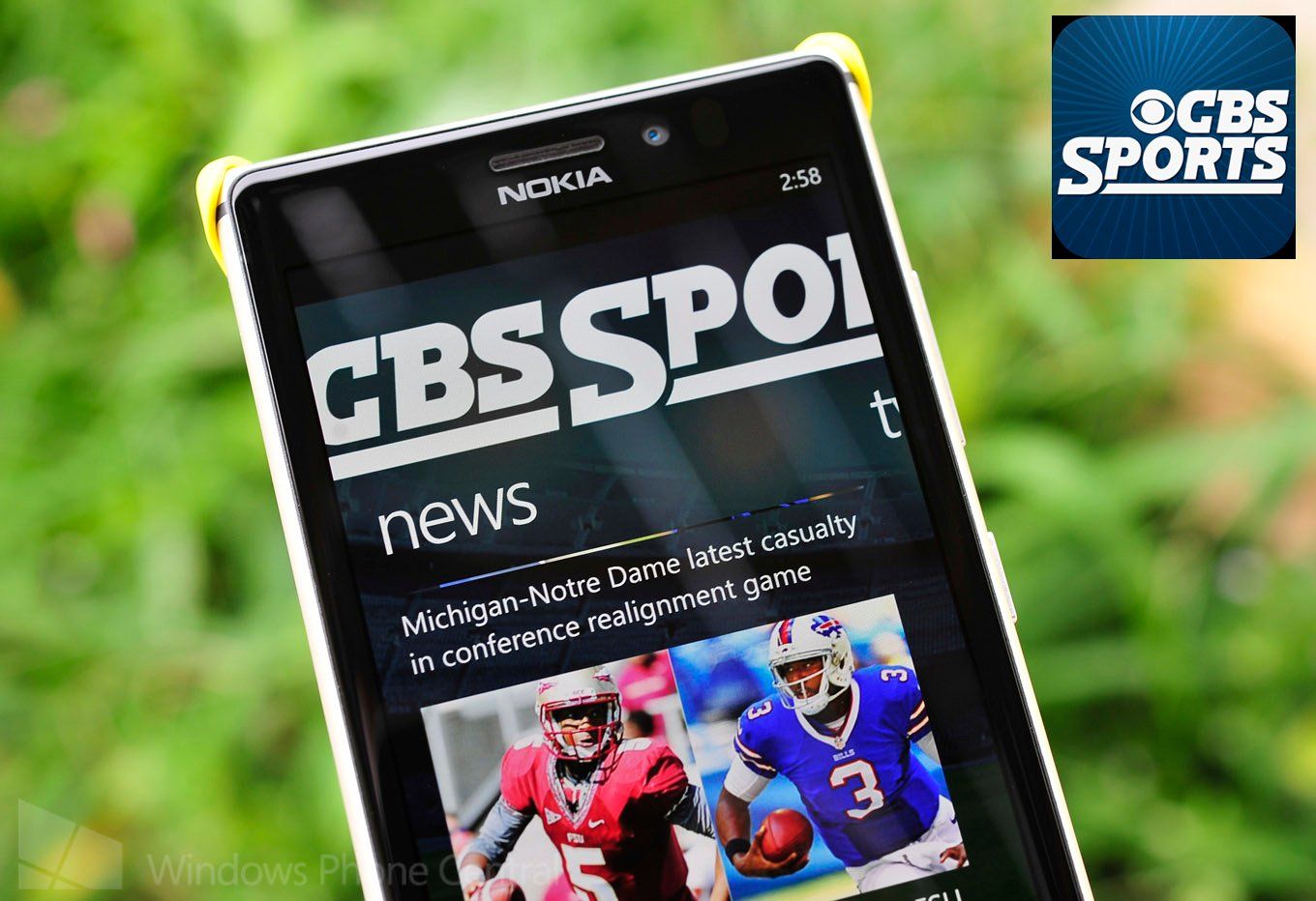 Official CBS Sports app is ready to kick off on Windows Phone 8 ...
