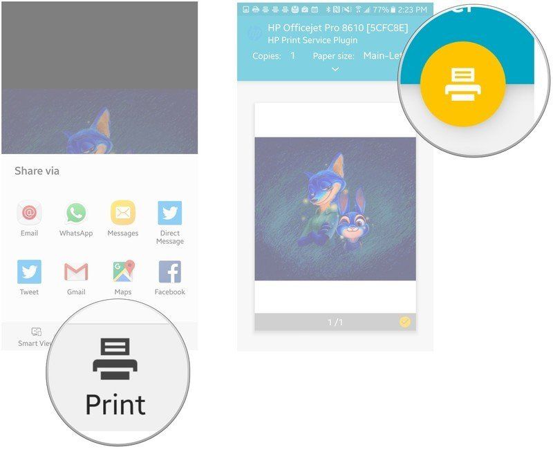 How to print from the Samsung Galaxy S7 | Android Central