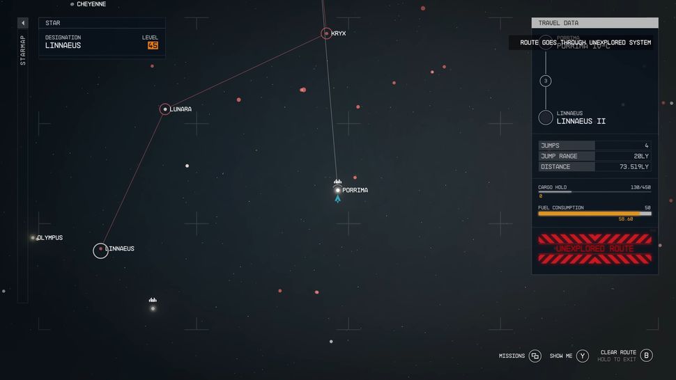 Starfield star systems and level restrictions explained | GamesRadar+