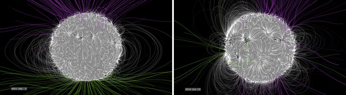 Swirling Magnetic Sun Mesmerizes in NASA Animation | Space