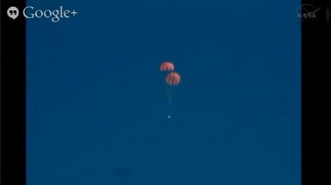 New Space Capsule Lands With Two of Three Parachutes in NASA Flight ...