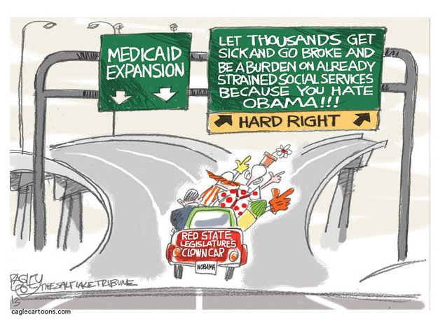 Political cartoon Medicaid insurance | The Week