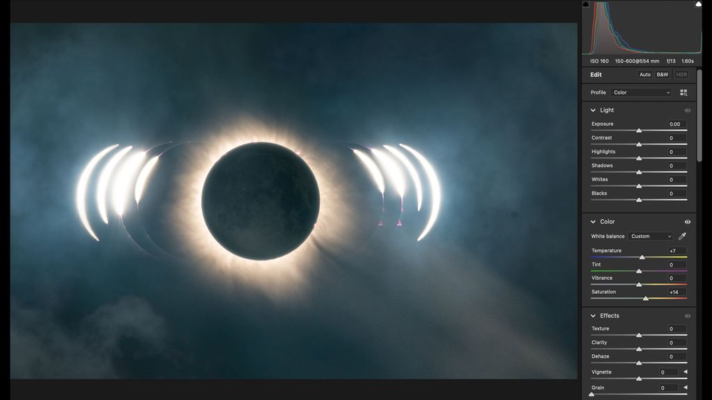 A step-by-step guide to editing your solar eclipse photographs | Space
