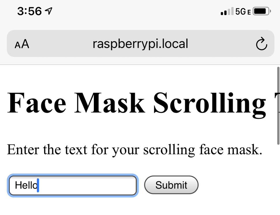 How To Build A Scrolling Text Face Mask With Raspberry Pi Toms Hardware