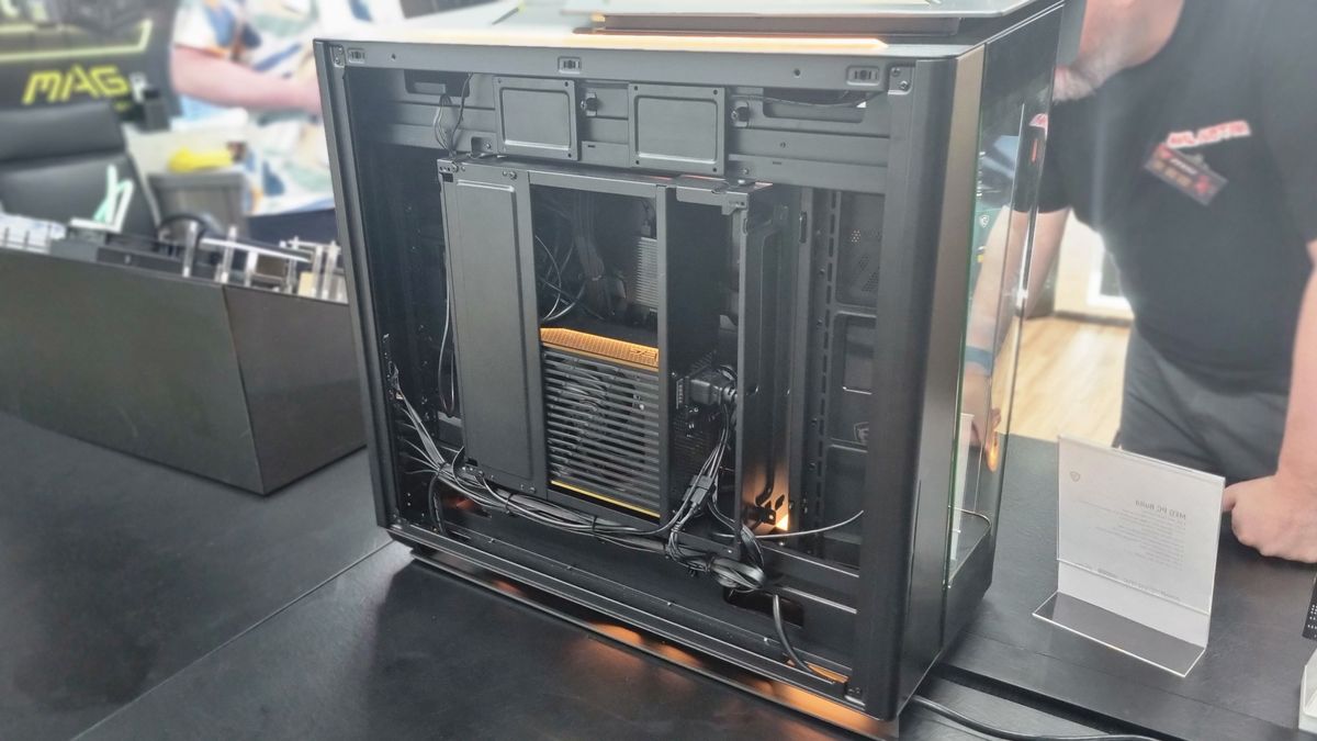 A titanium-shrouded RTX 5090, outrageous cases, big-screen CPU coolers ...