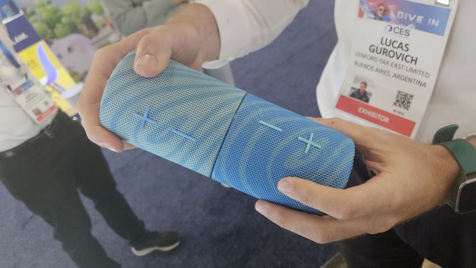 I tried a portable Bluetooth speaker that splits into two, and it might ...