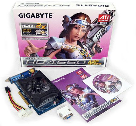 Gigabyte's GV-R465D2-1GI - Gigabyte's Radeon HD 4650: Are AGP Graphics ...