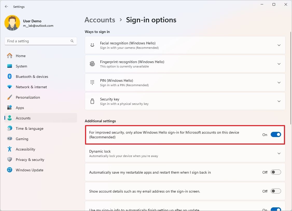 How to manage the passwordless sign feature on Windows 11 | Windows Central