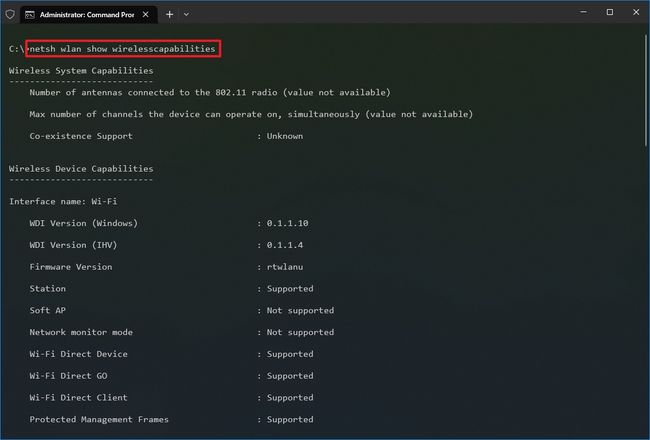 How to manage wireless networks with Command Prompt on Windows 10 ...