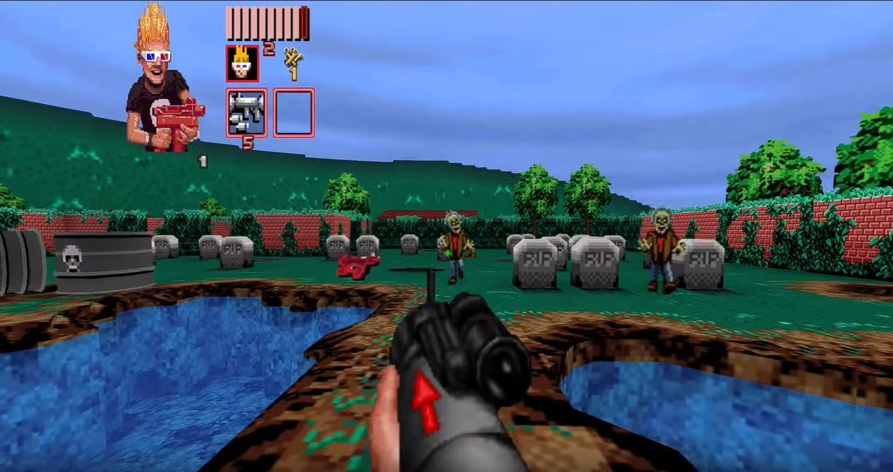 This Doom wad turns Zombies Ate My Neighbors into a first-person ...