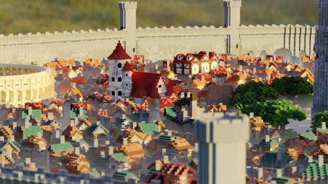 Check out this massive city made by Minecraft professionals | PC Gamer