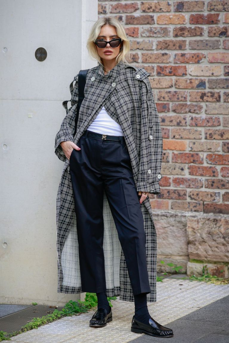 Why a Checked Trench Coat Belongs in Your Autumn Wardrobe (Now and ...