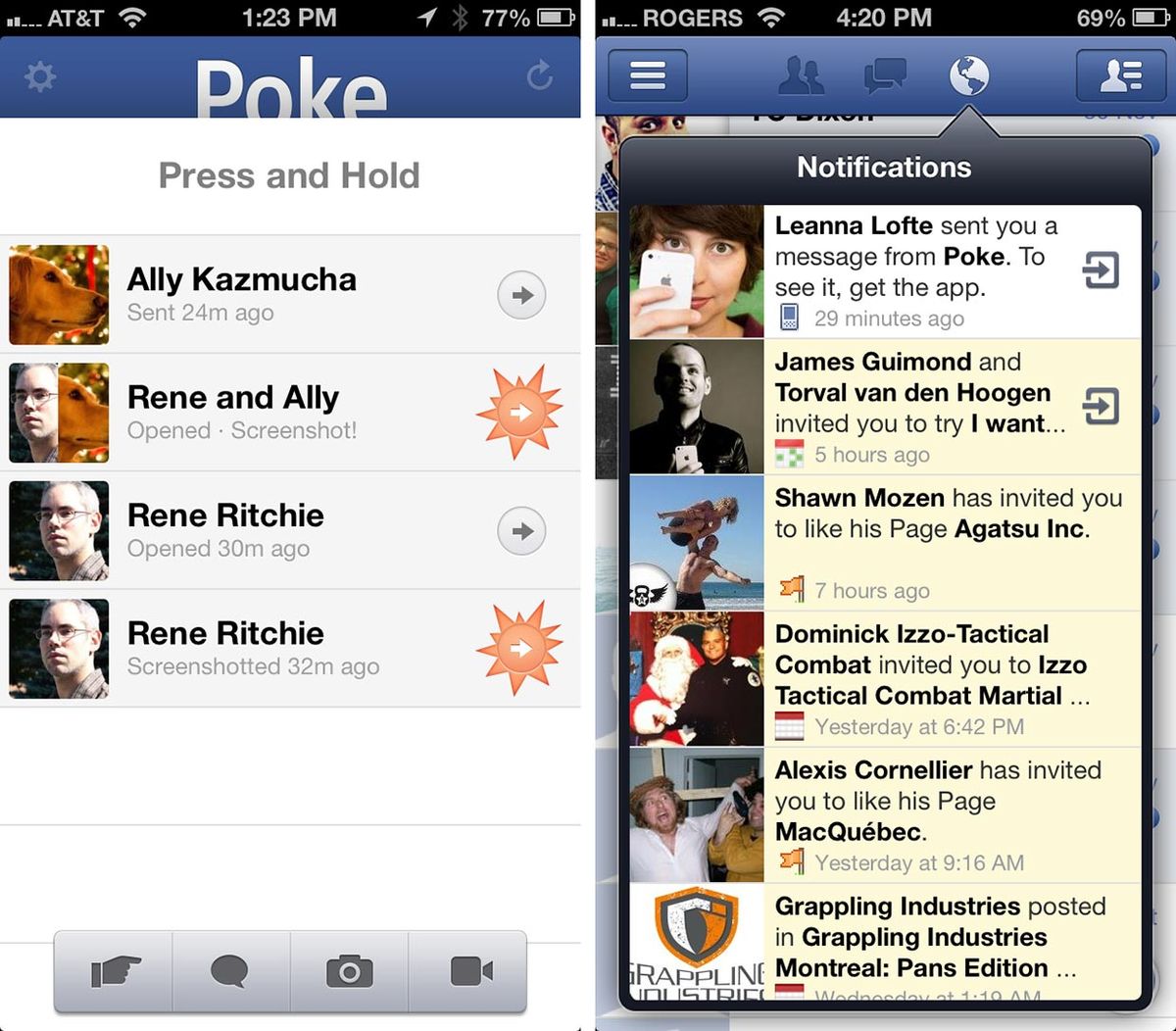 Facebook releases Facebook Poke for iPhone, a sexter's dream app | iMore
