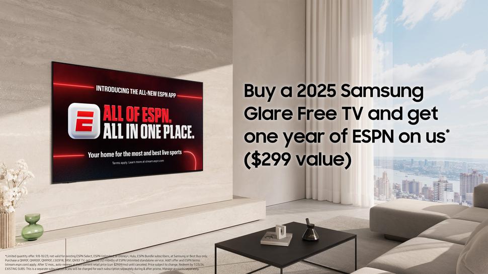 Samsung: Buy a 2025 Glare Free TV and Get ESPN Unlimited for Free | TV Tech