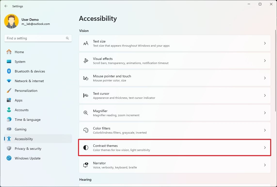 Set up high-contrast themes on Windows 11 | Windows Central