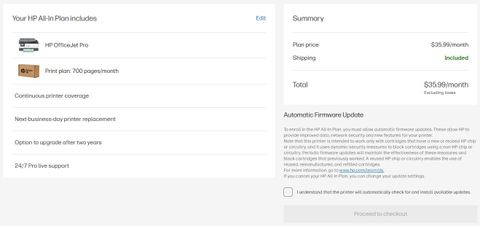 HP begins subscription plans for its printers and ink — up to $36 per ...