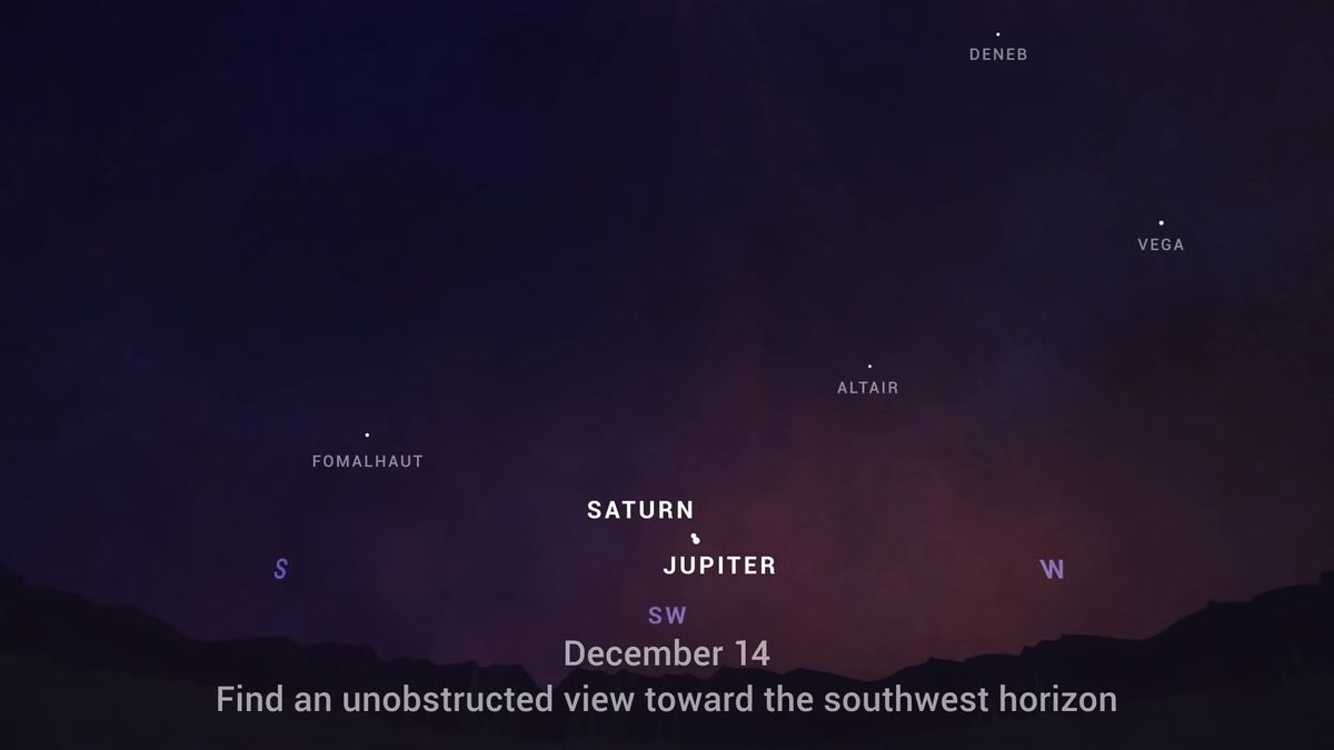 'Great conjunction' of Jupiter and Saturn will form a 'Christmas Star ...