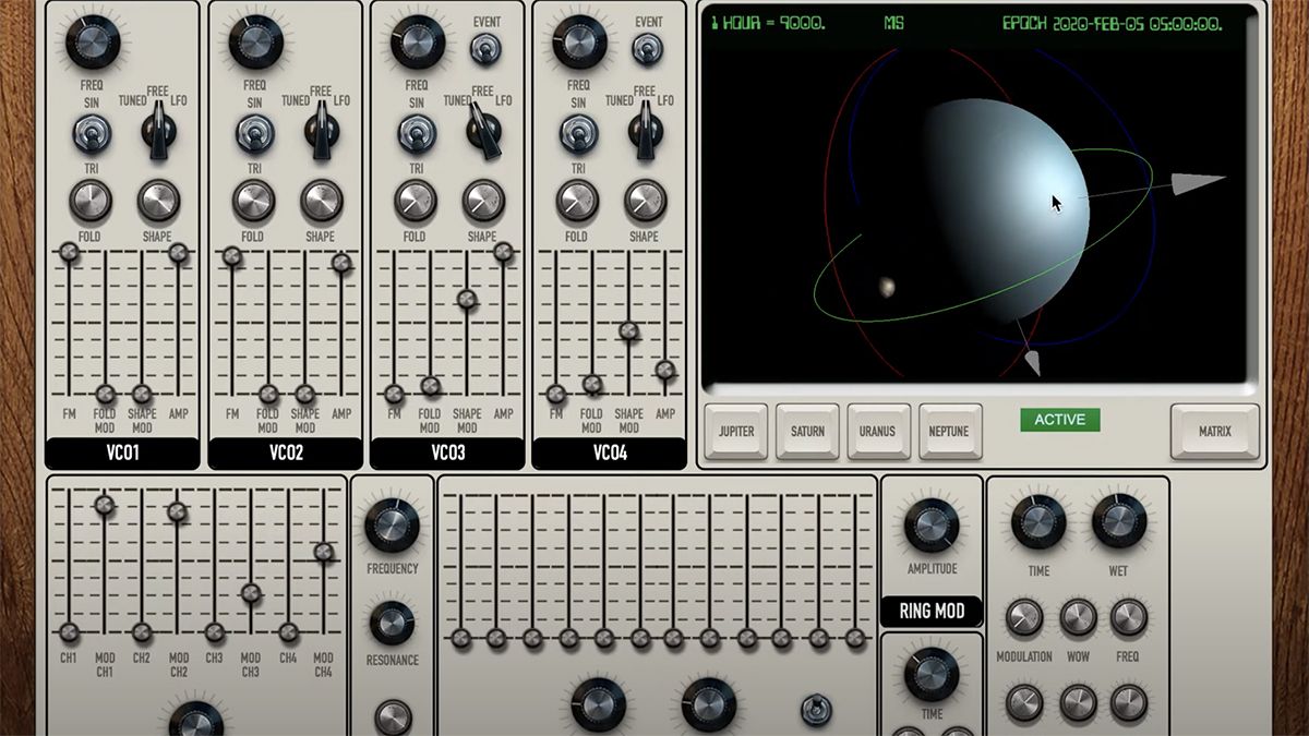 The moon-powered Quadrivium synth plugin sounds out of this world ...