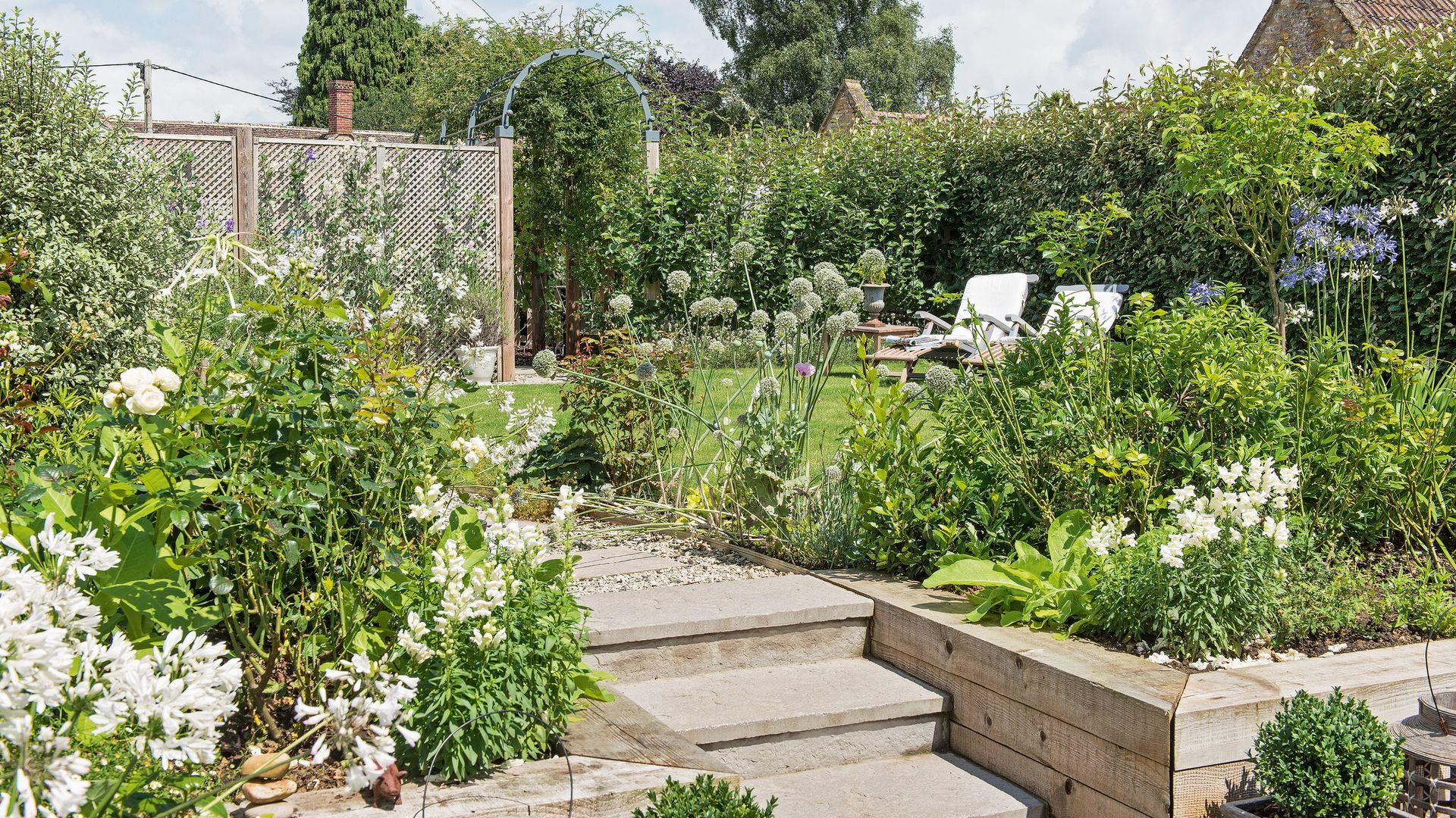 Terraced garden ideas for a multi-dimensional outdoor space | Ideal Home