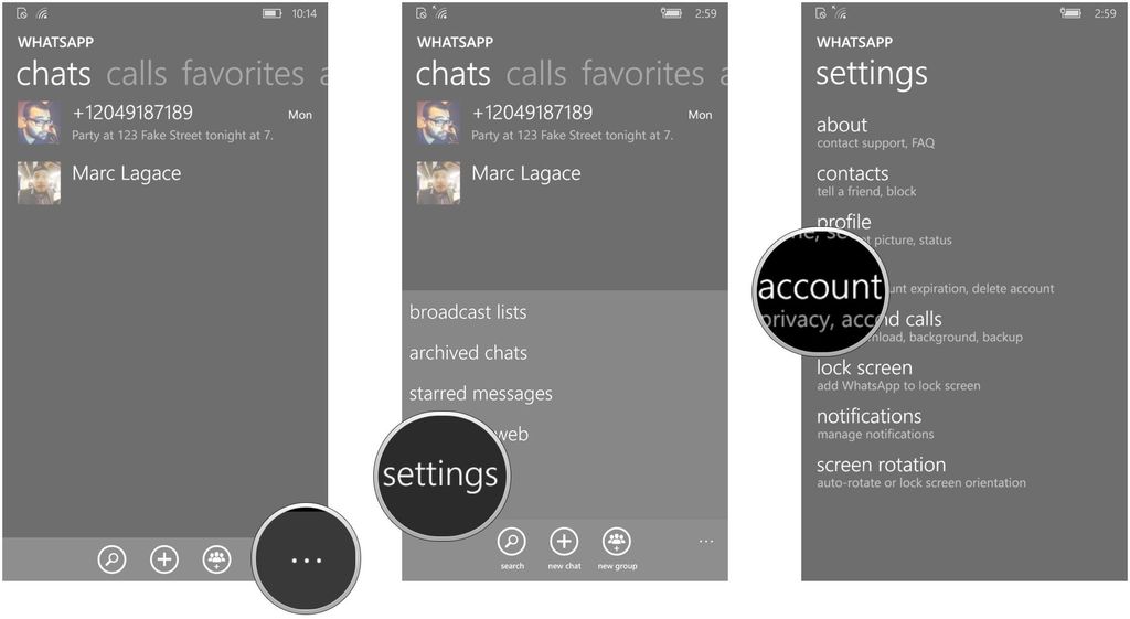 How to change your phone number in WhatsApp for Windows 10 Mobile ...
