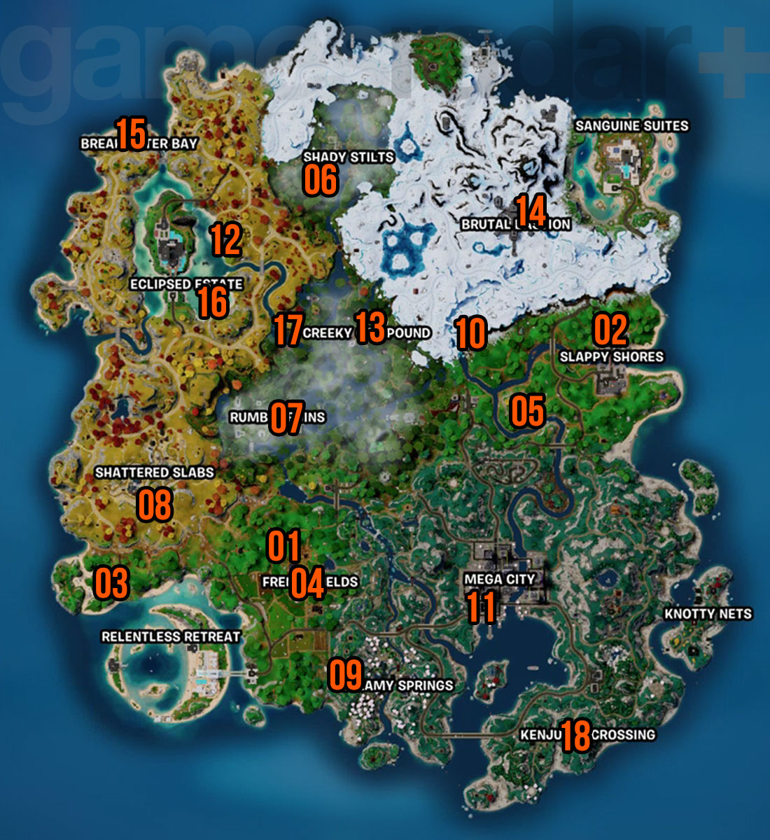 Fortnite Characters locations in Season 4 | GamesRadar+