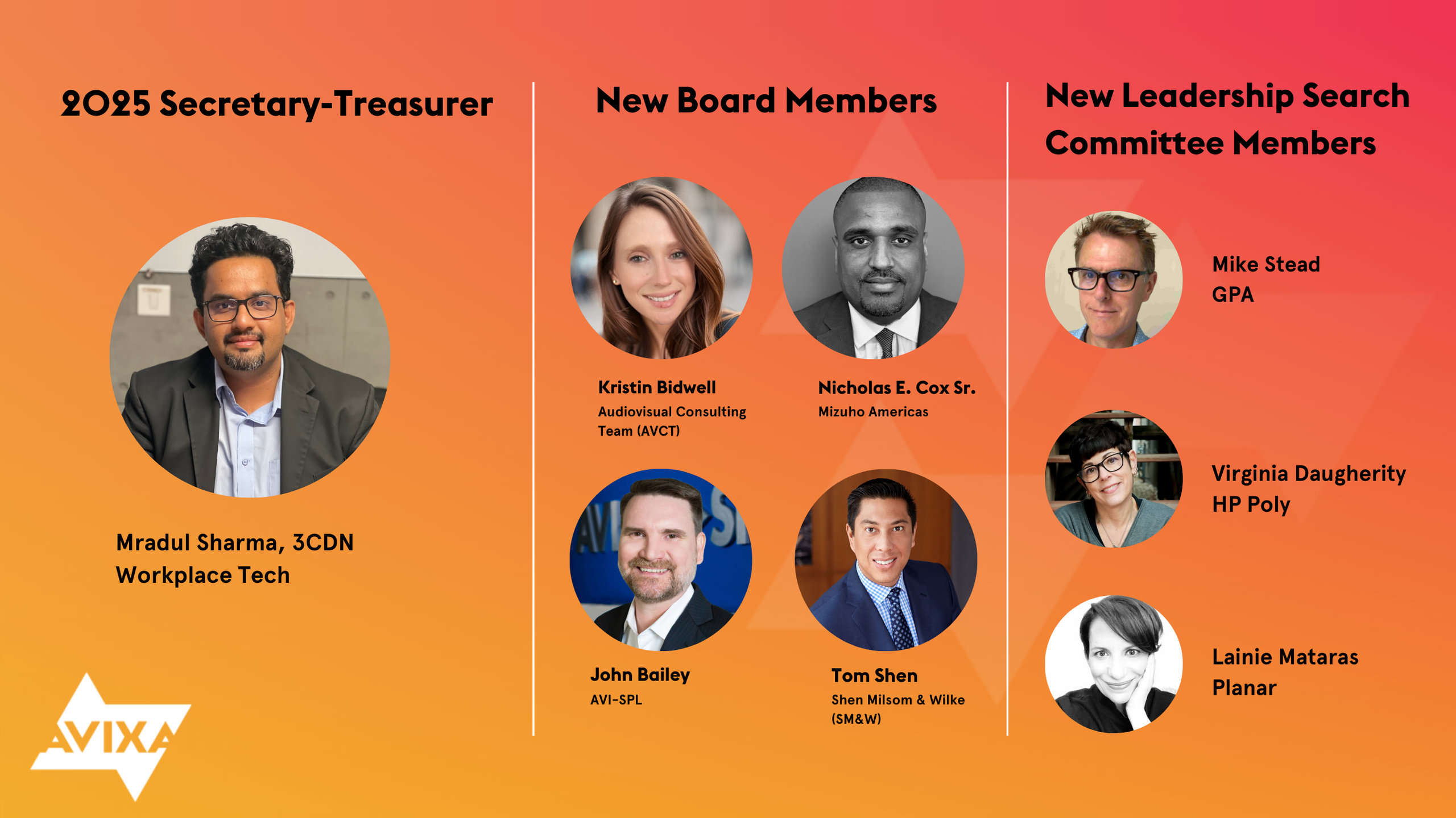 AVIXA Announces 2025 Board of Directors, Leadership Search Committee ...