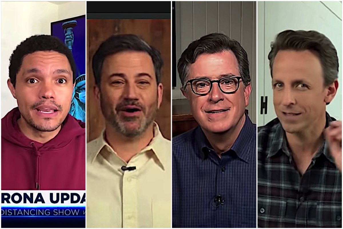 Stephen Colbert, Trevor Noah, Jimmy Kimmel, Seth Meyers mock Trump's ...