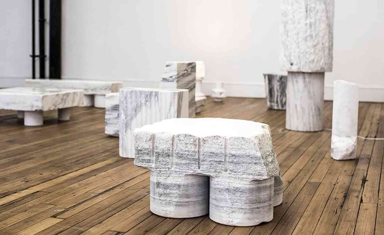 Max Lamb creates sculptural furniture out of marble | Wallpaper*