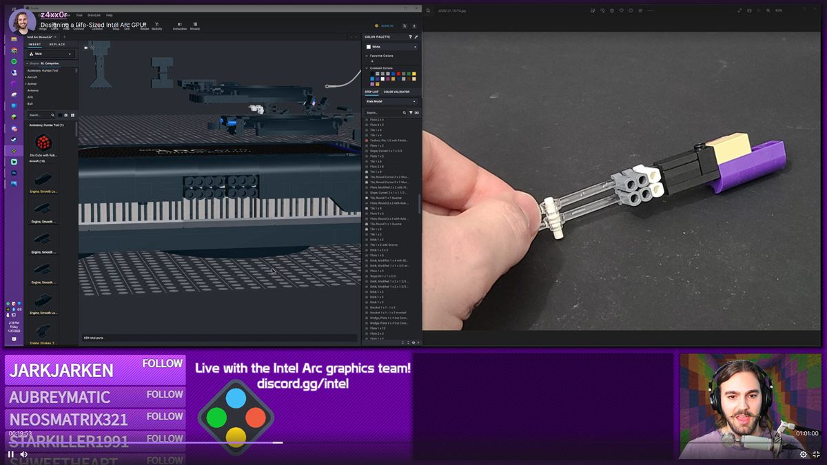 Life-Size LEGO Intel Arc Graphics Card Project Revealed | Tom's Hardware