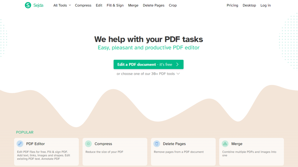 Sejda PDF editor review | TechRadar