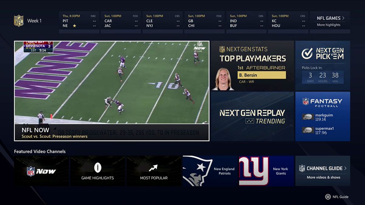 Follow the football season with the official NFL app for Windows 10 and ...