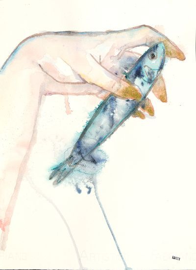 How Fahren Feingold Uses Gold and Glitter to Destigmatize Period Blood ...