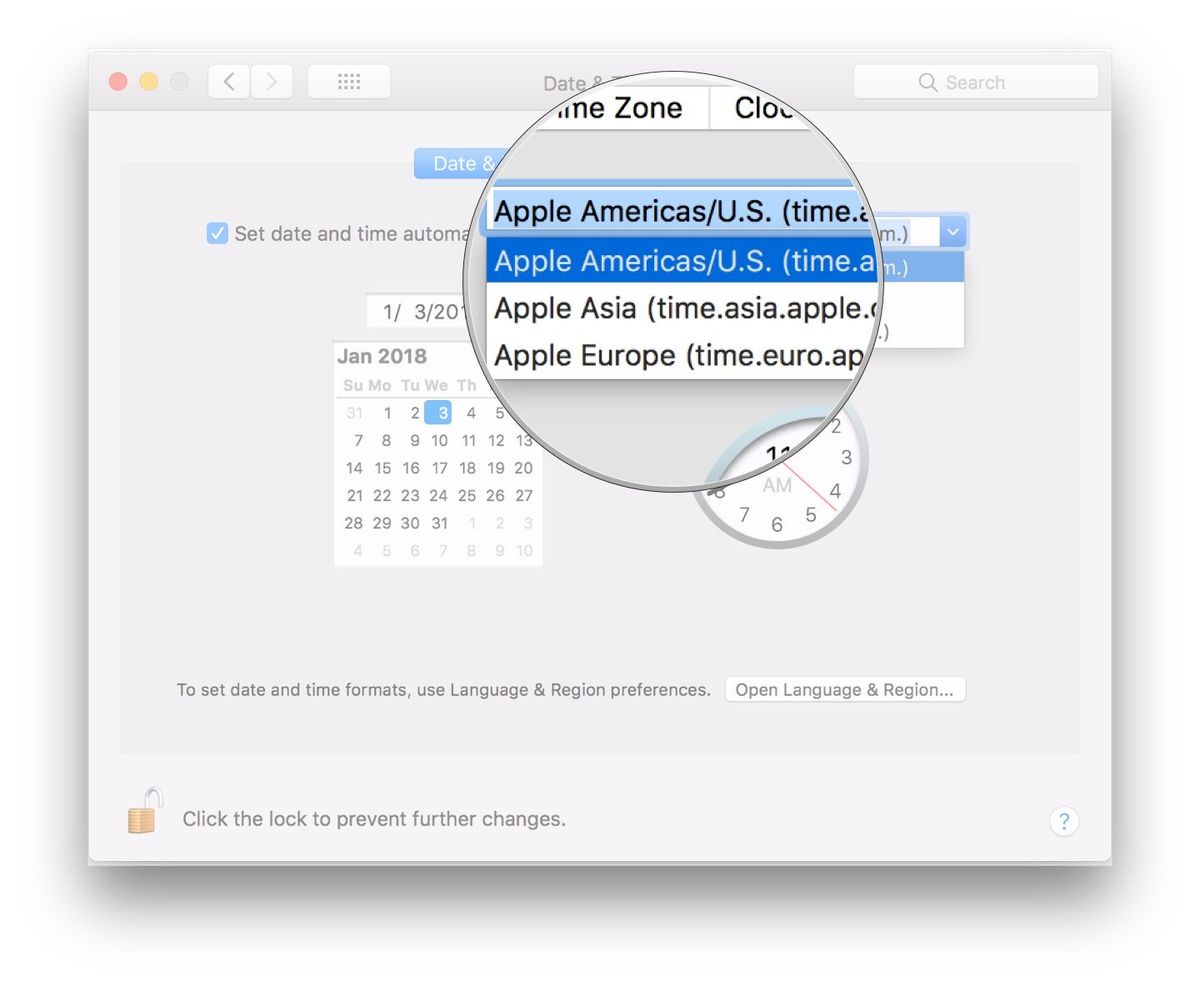 How to fix your Mac's clock when it displays the wrong time | iMore