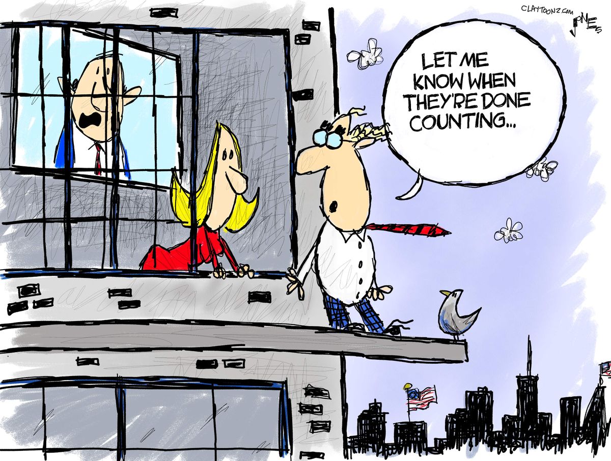 Political Cartoon U.S. Trump Biden 2020 | The Week
