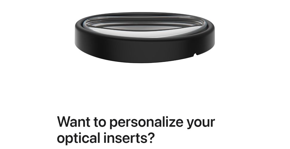 Apple Vision Pro customers can engrave their prescription ZEISS Optical ...