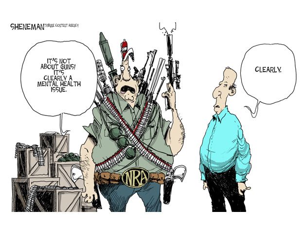 Editorial cartoon gun rights | The Week