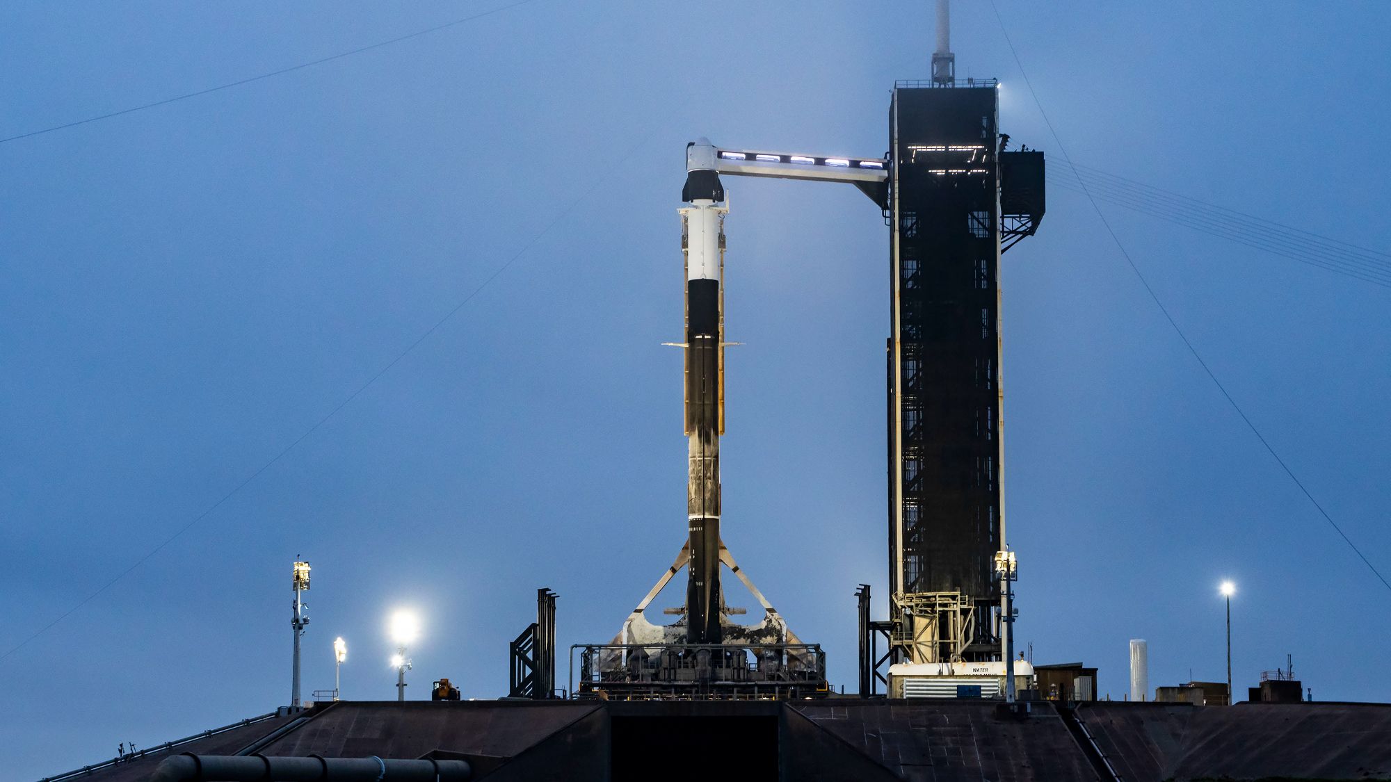 SpaceX rolls rocket to pad for Ax-3 astronaut launch (photos) | Space