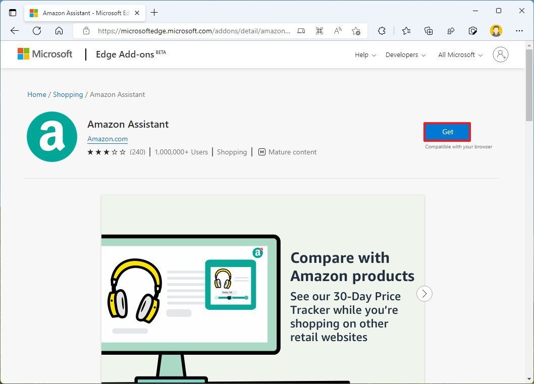 How to use Microsoft Edge to organize your shopping spree during Amazon ...