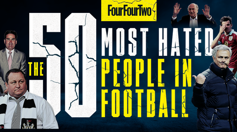 Ranked! The 50 most hated people in football | FourFourTwo