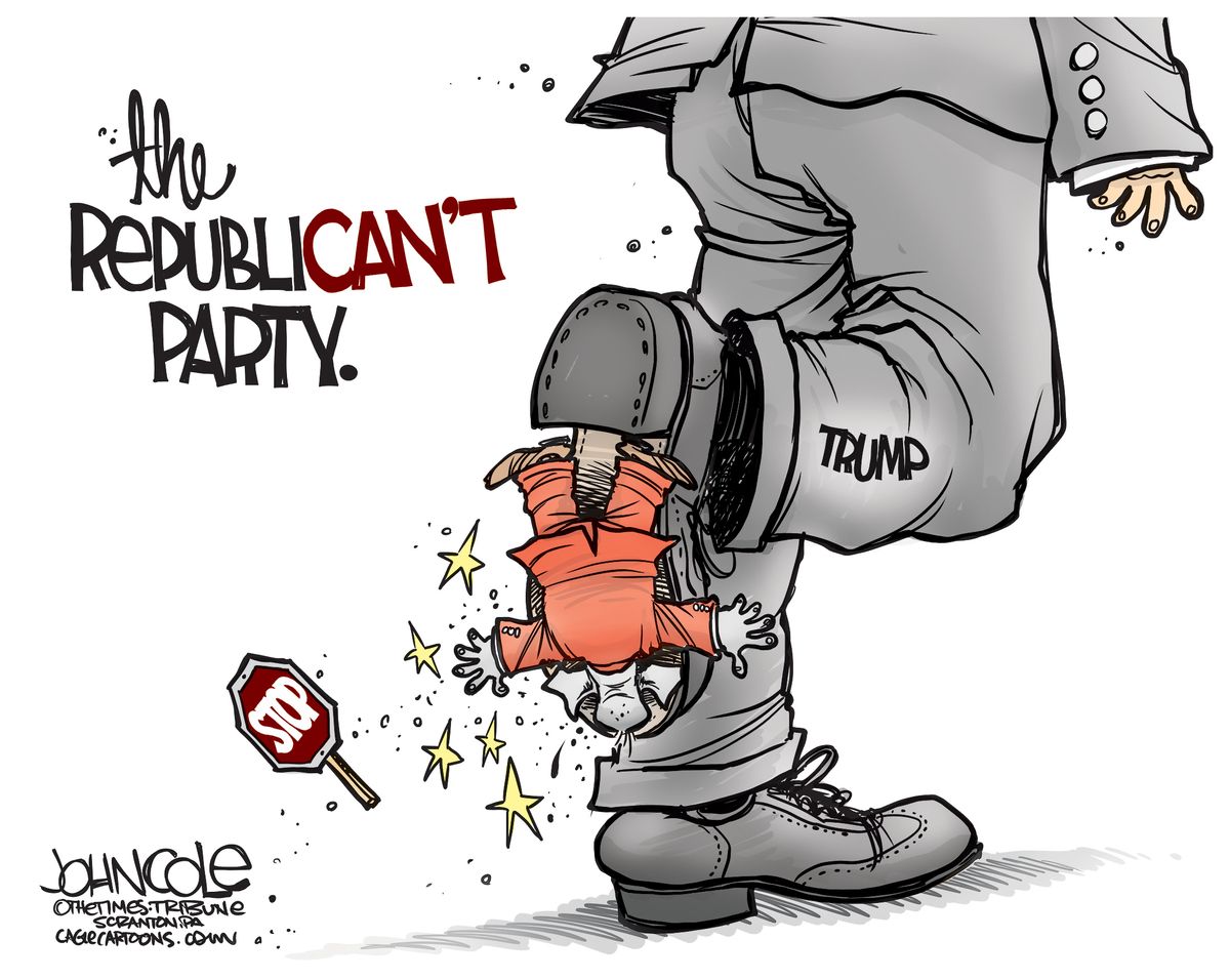Political Cartoon U.S. Trump GOP | The Week