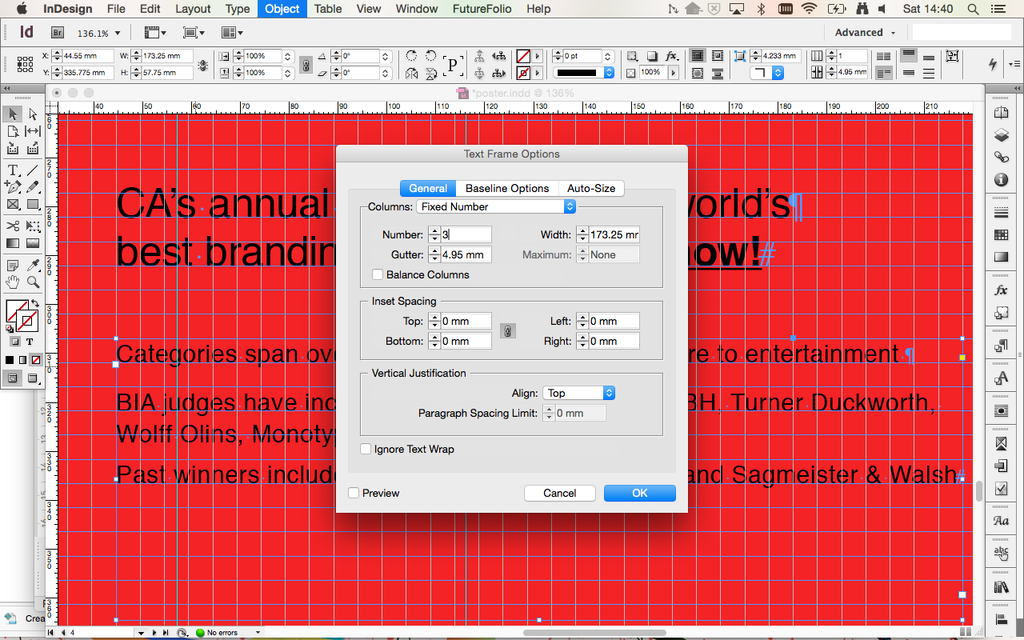 Make a typographical poster using Adobe InDesign | Creative Bloq