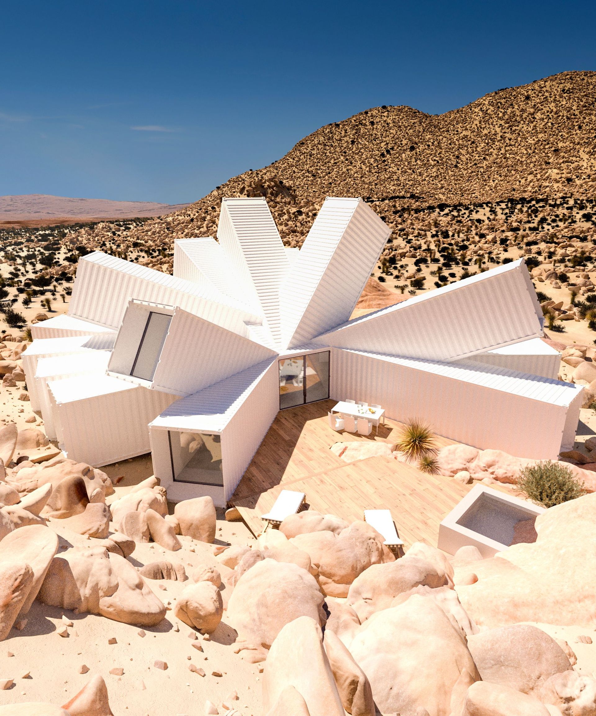 Explore Starburst House, the container home in Joshua Tree | Homes and ...
