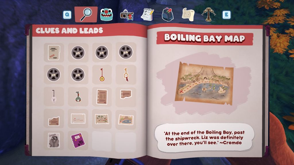 Bugsnax Liz missing diary pieces | GamesRadar+