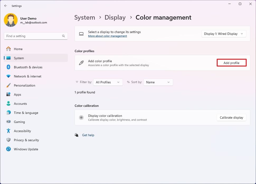 How to get correct color profile for your monitor on Windows 11 ...