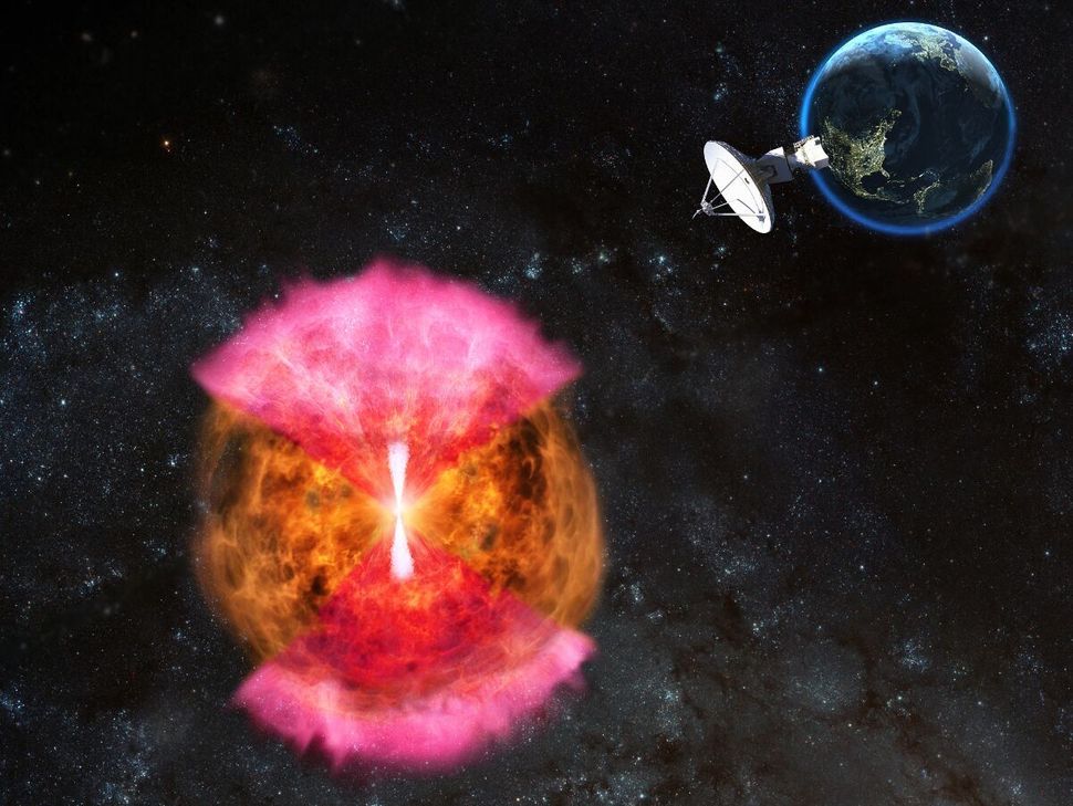 Cosmic Cocoon Spawned by Powerful Neutron Star Crash | Space