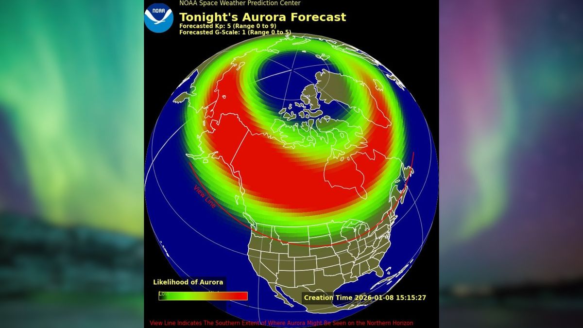 Northern lights may be visible in 12 states Jan. 8-9 | Space