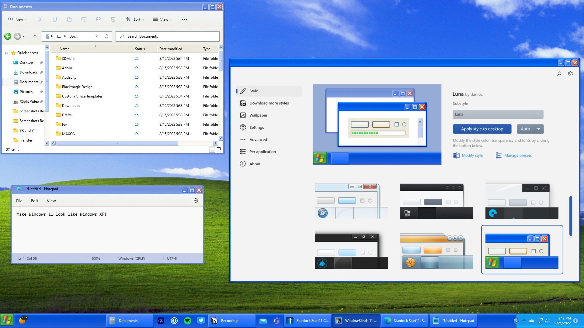 You'll be able to turn Windows 11 into Windows XP using this app ...