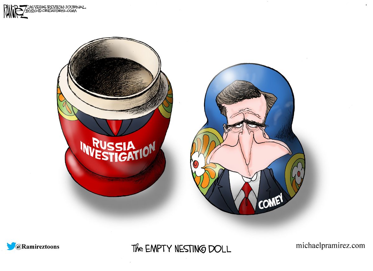 Editorial Cartoon U.S. James Comey Russia | The Week