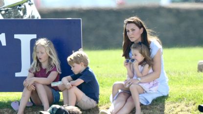 Kate Middleton Was Every Mom Running to Wrangle Her Kids at This Polo ...