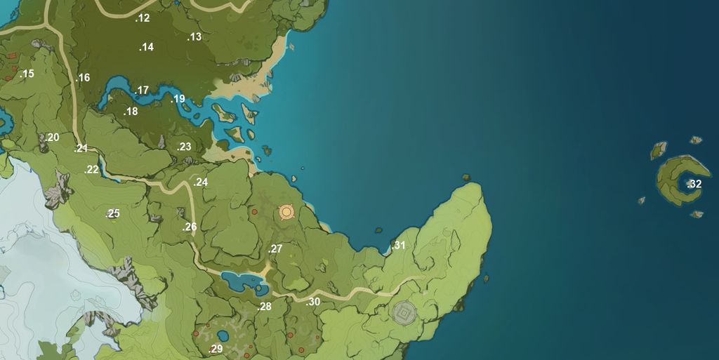 Genshin Impact map: Inazuma first look | PC Gamer